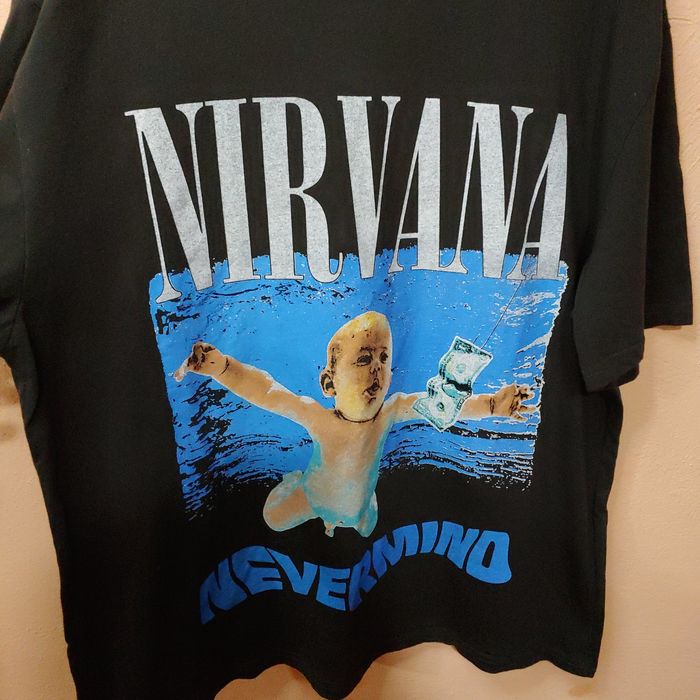 Vintage Vintage Nirvana NEVERMIND Bootleg Band Shirt | Grailed