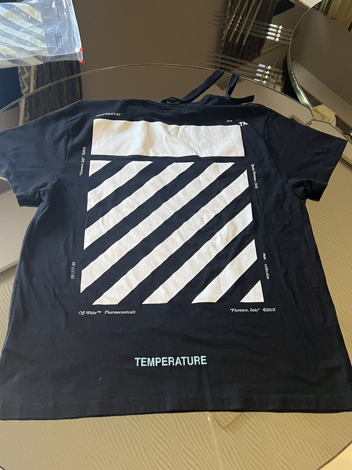 Off-White Off white Temperature T shirt | Grailed