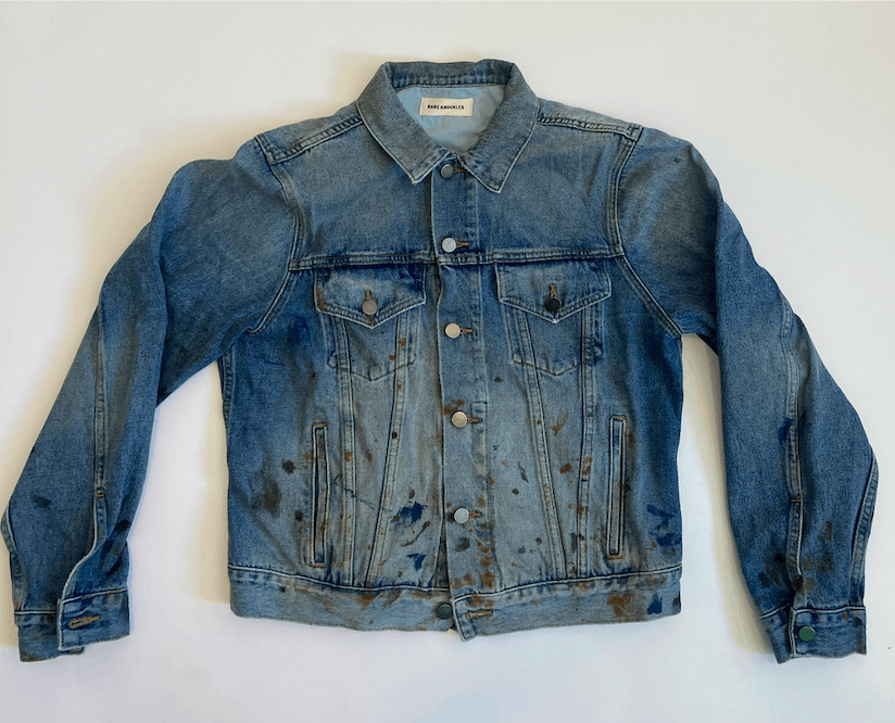 Bare Knuckles Bare Knuckles Paint Splatter Denim Jacket | Grailed