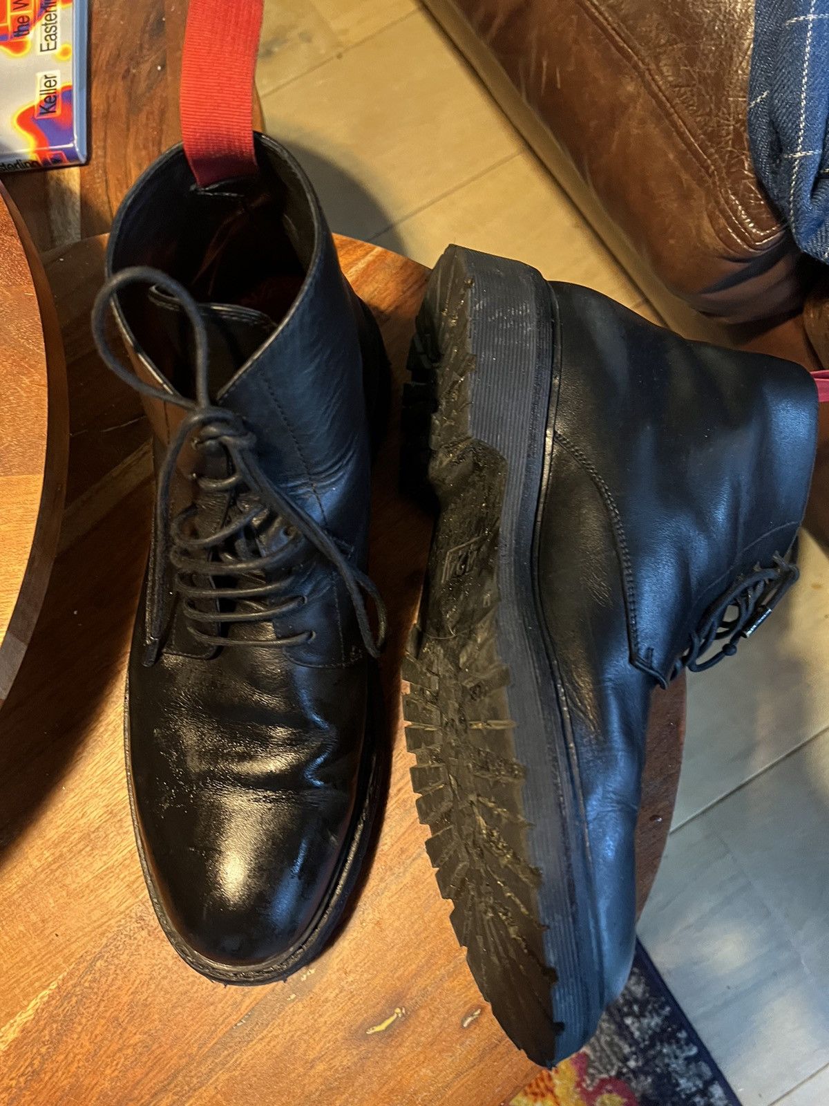 424 424 Black Boots | Grailed