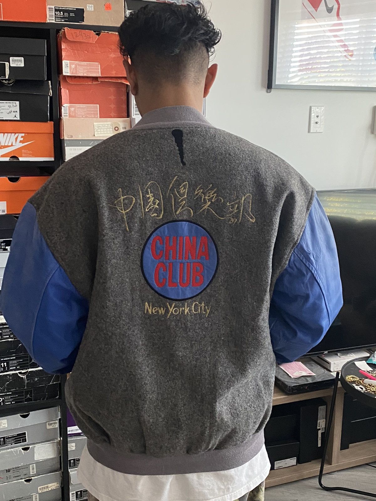 Vintage Vintage 90’s New York China Club Varsity Jacket | Grailed