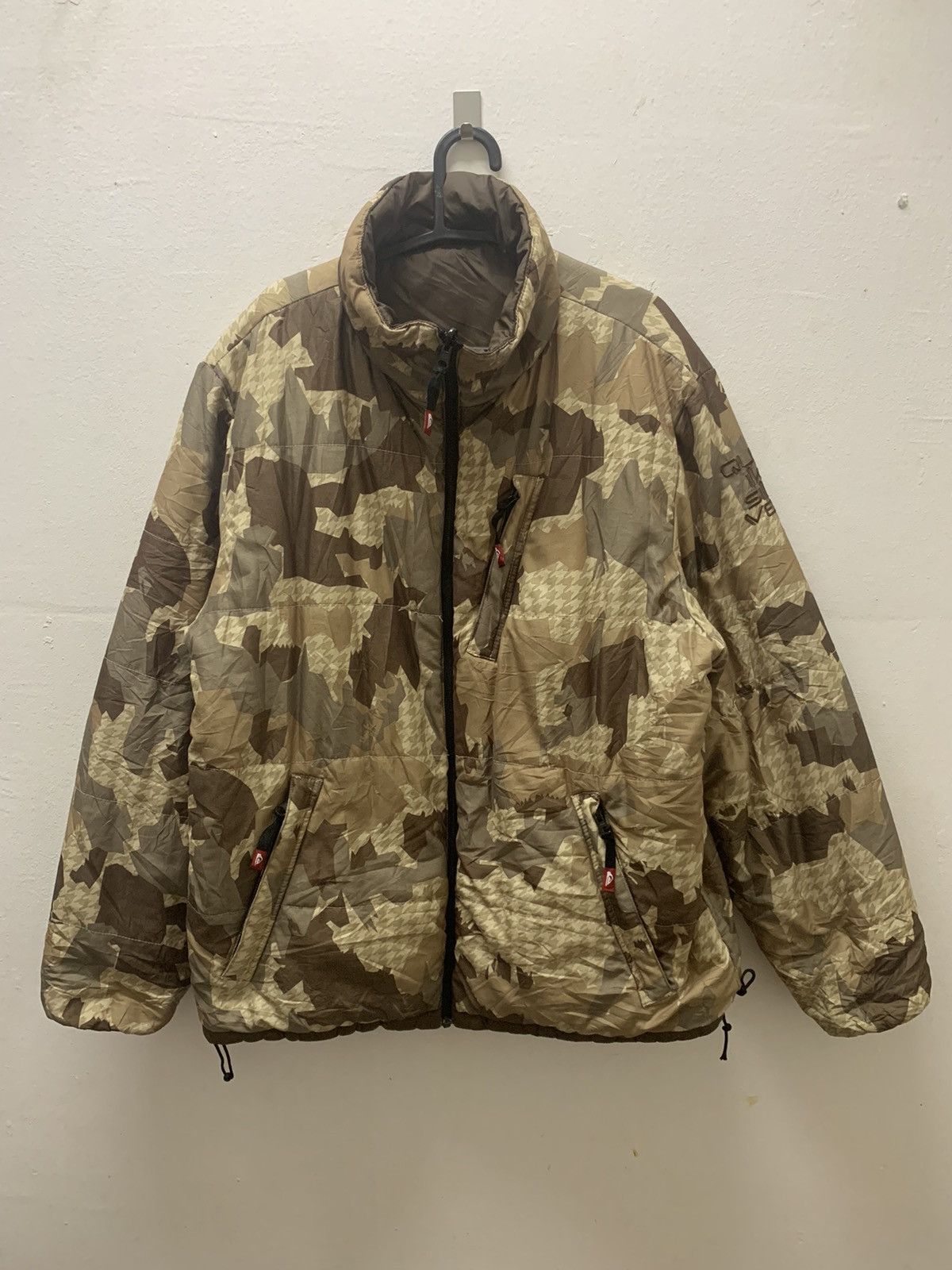 Quicksilver × Streetwear × Vintage VTG Quiksilver Reversible Camo/Brown ...