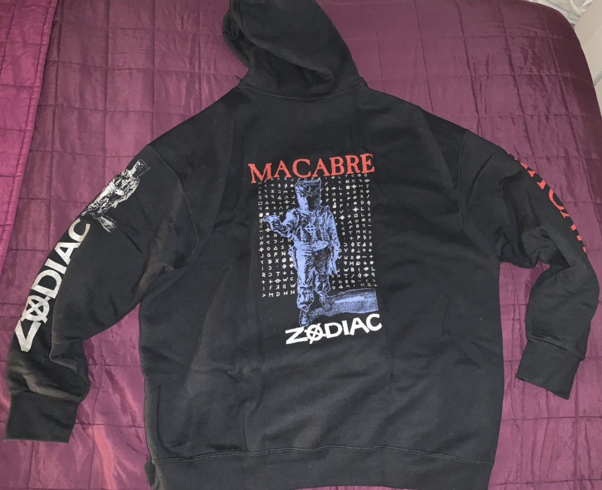 Fruit Of The Loom × Vintage MACABRE ZODIAC hoodie Murder Metal in XXL ...
