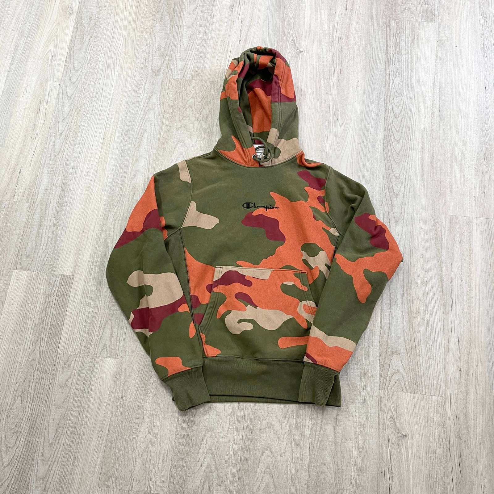 Champion Champion Reverse Weave Camouflage Camo Hooded Sweatshirt | Grailed