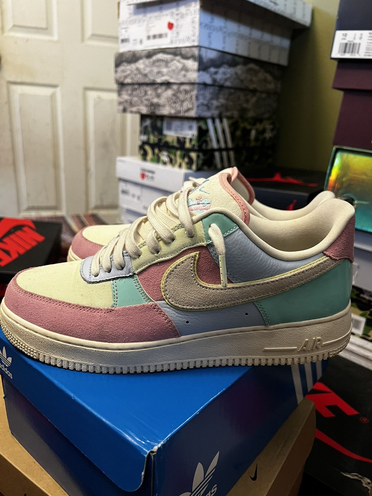 Nike Air Force 1 Low 2018 Spring Patchwork | Grailed