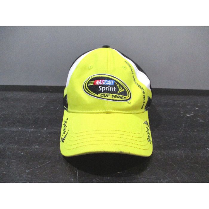 NASCAR Nascar Hat Cap Fitted Adult Medium Yellow Black Sprint Cup ...