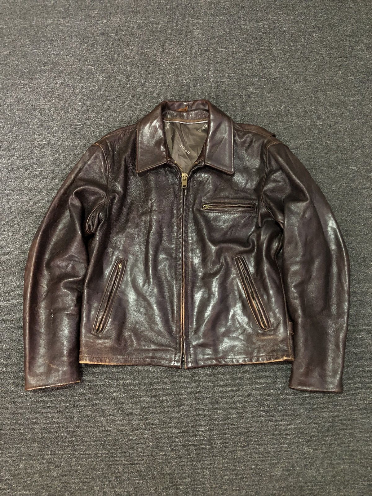 Schott Schott 642VS Leather Moto Jacket | Grailed