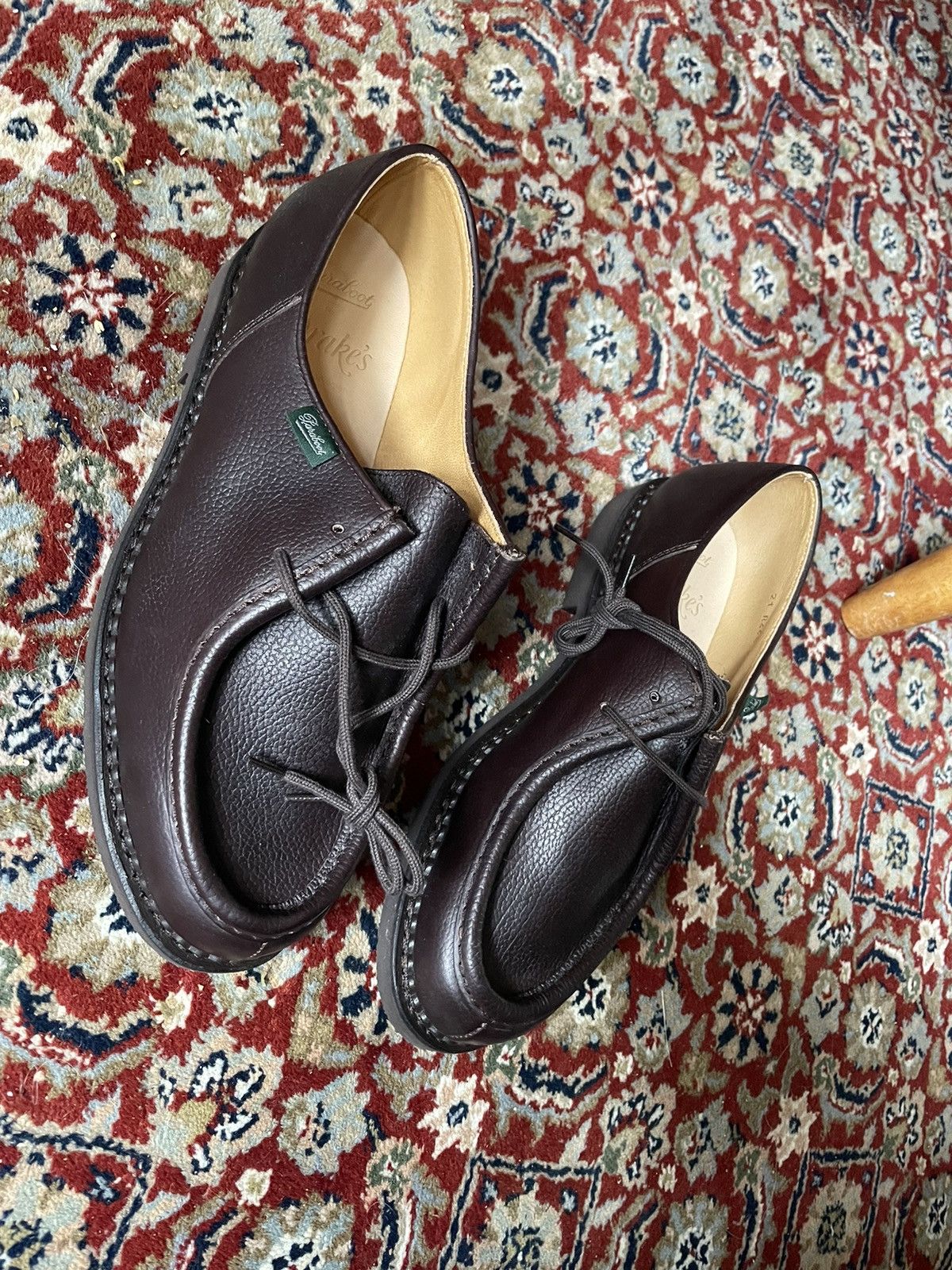 Paraboot Drake’s Brown Pebble Michael Paraboots | Grailed