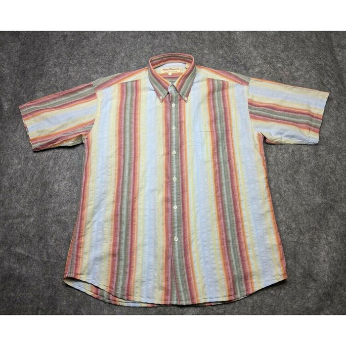 Vintage Norm Thompson Shirt Escape From The Ordinary Mens Large ...