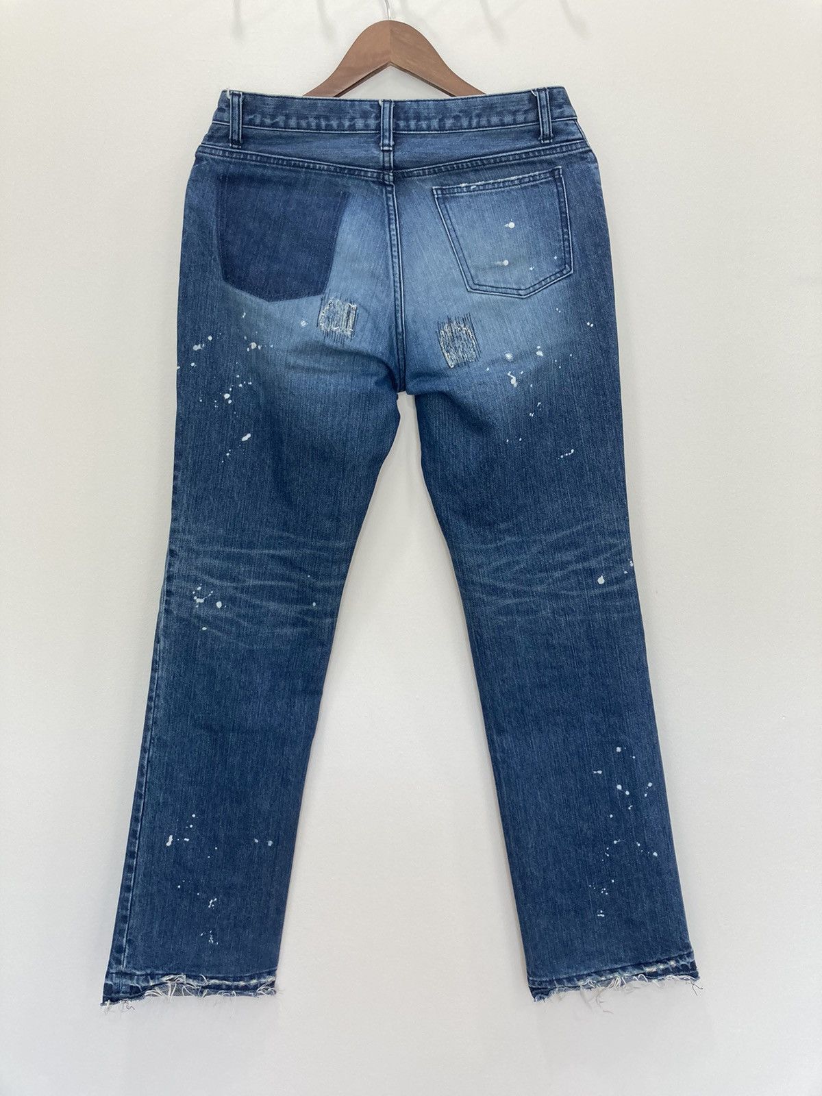 Number (N)ine Number (N)ine AW01 Scab Denim jeans | Grailed