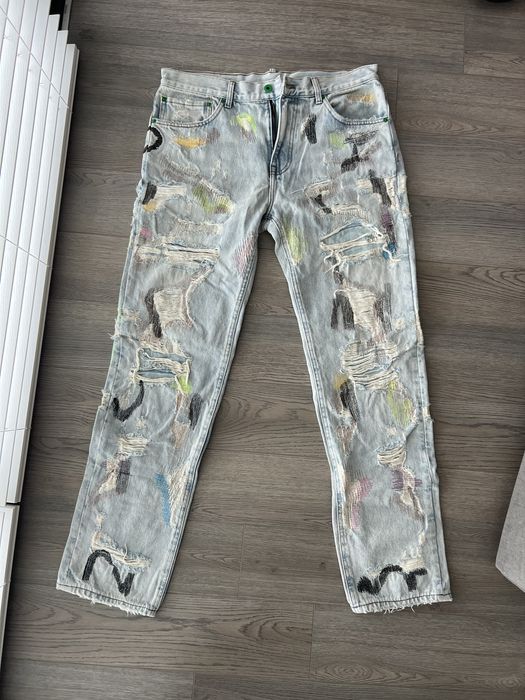 Vlone Endless Denim Jeans - VLONE | Grailed