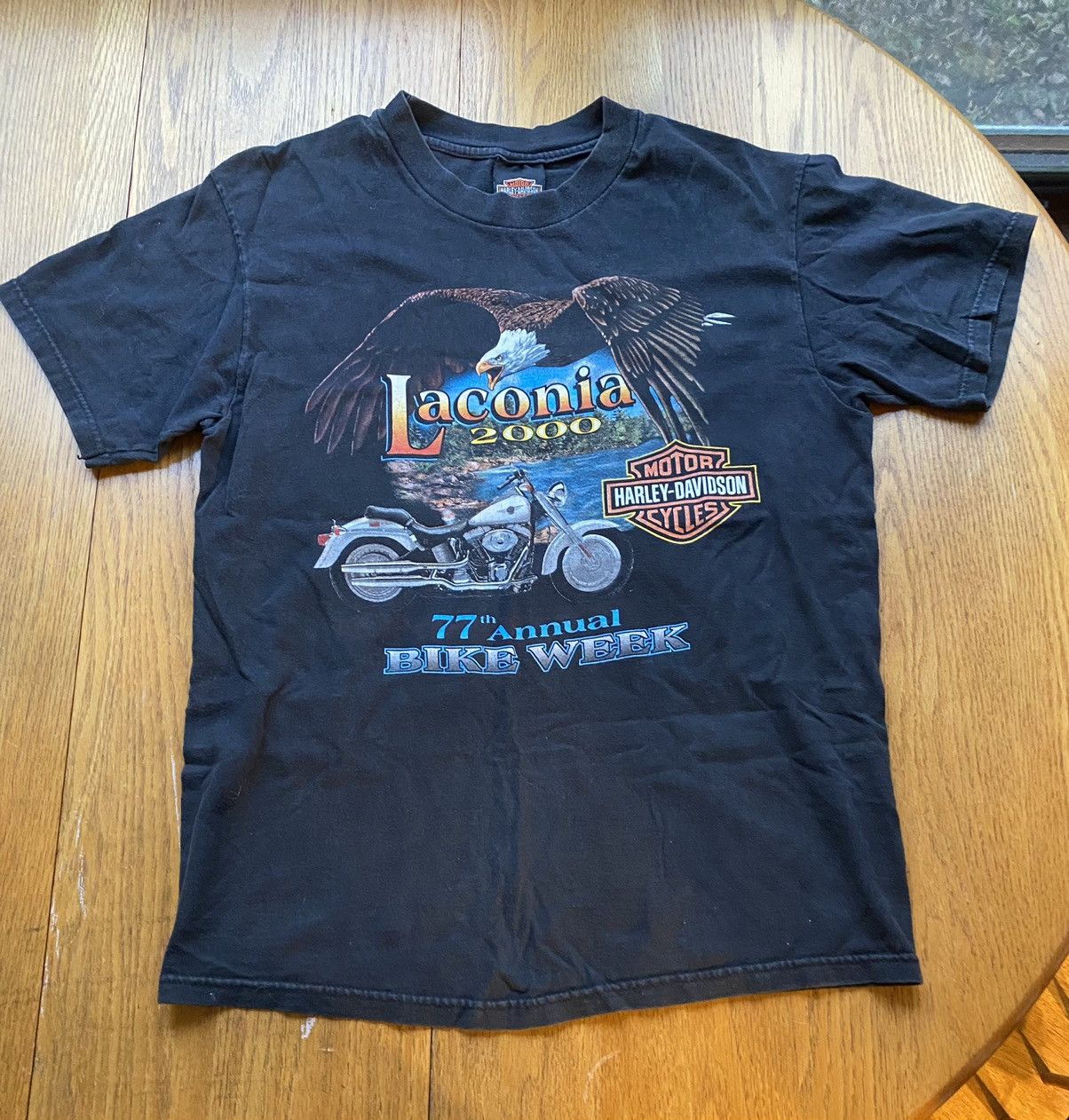 Harley Davidson × Vintage Harley Davidson 2000 Laconia shirt | Grailed