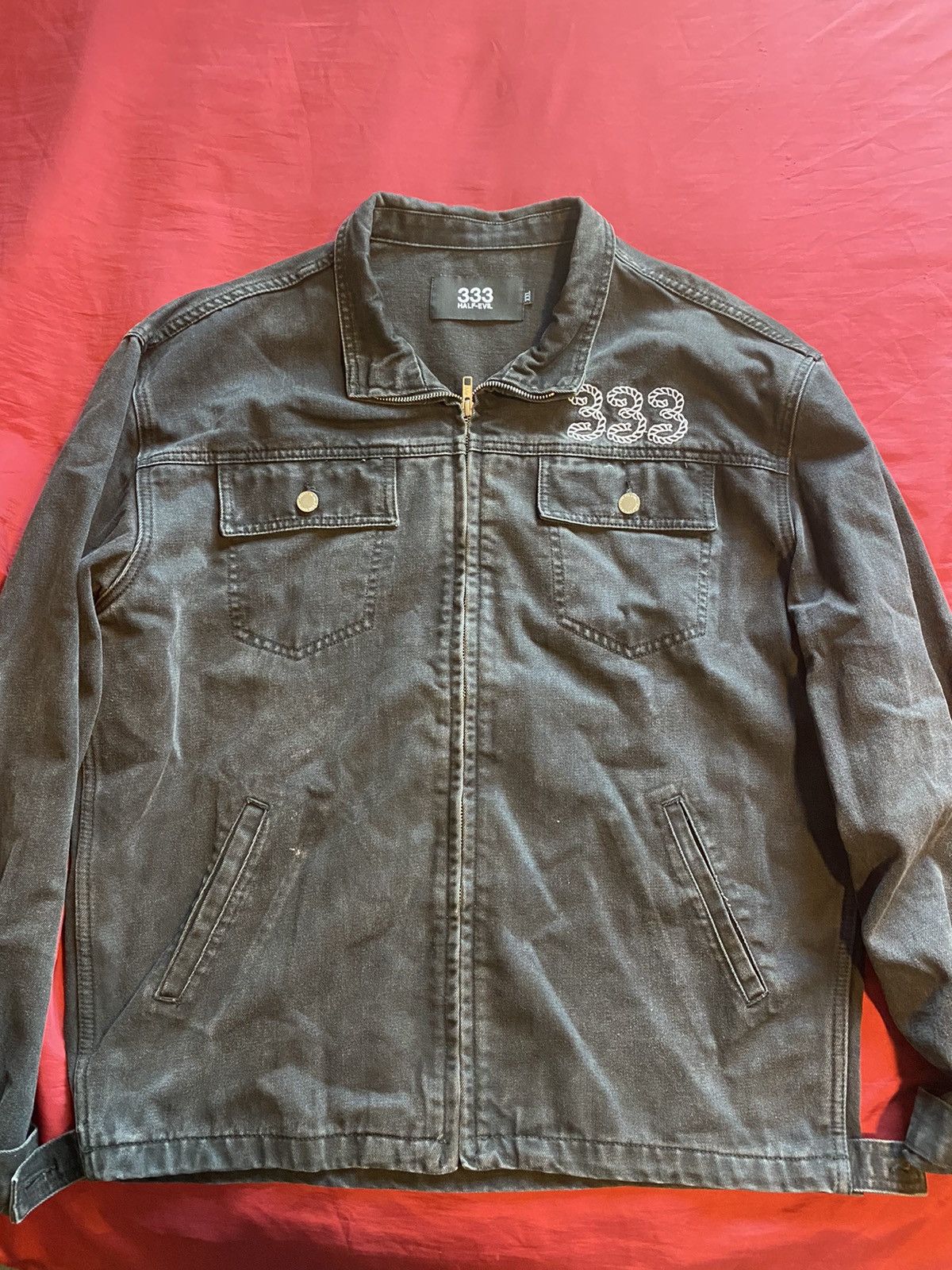 Half Evil Half Evil Denim Jacket | Grailed