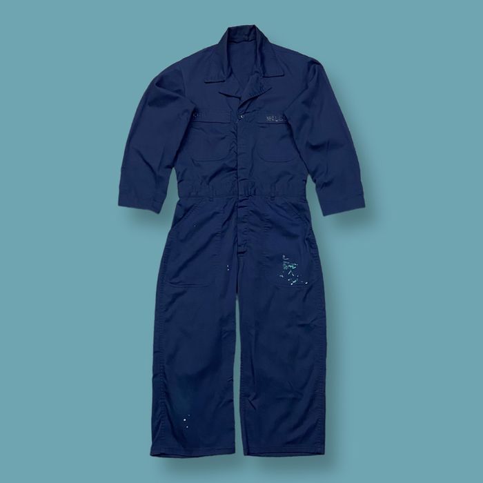 Vintage Vintage US Navy Coveralls 80s 90s Faded One Piece Military ...