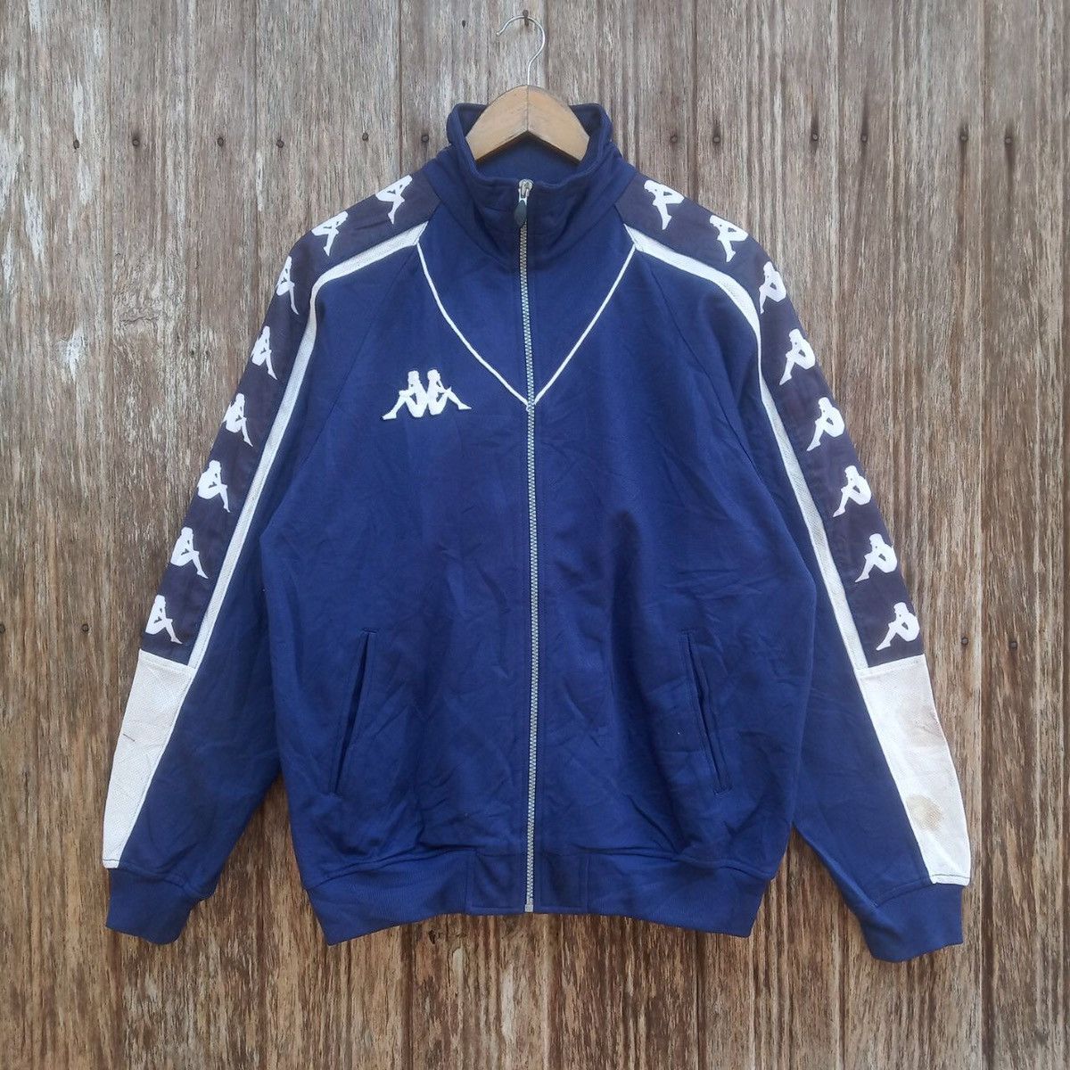 Kappa × Sportswear × Vintage Kappa Full Side Tape Logo On Sleeve Kappa ...