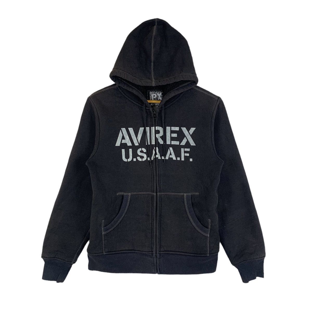 Avirex × Vintage Vintage AVIREX USAAF Army Military Design Hoodie ...