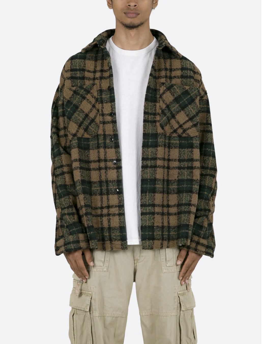 Japanese Brand × MNML × Streetwear Mnml Heavyweight Woven Flannel | Grailed
