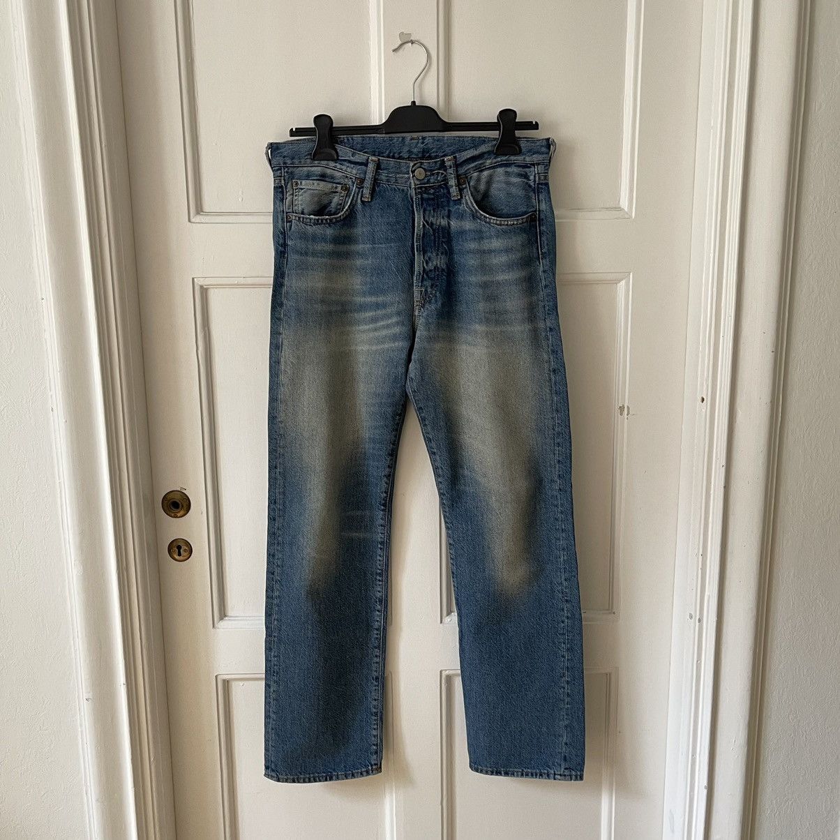 Acne Studios Acne Studios 1996 mid blue trash jeans | Grailed