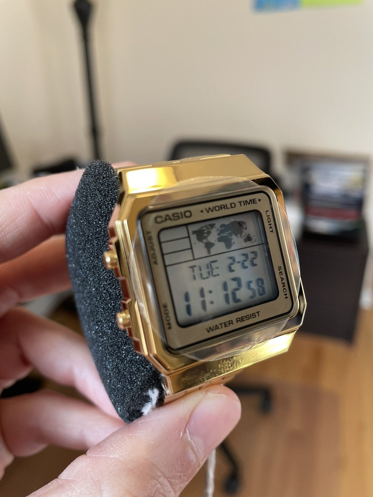 Casio Casio 3437 World Time GOLD | Grailed
