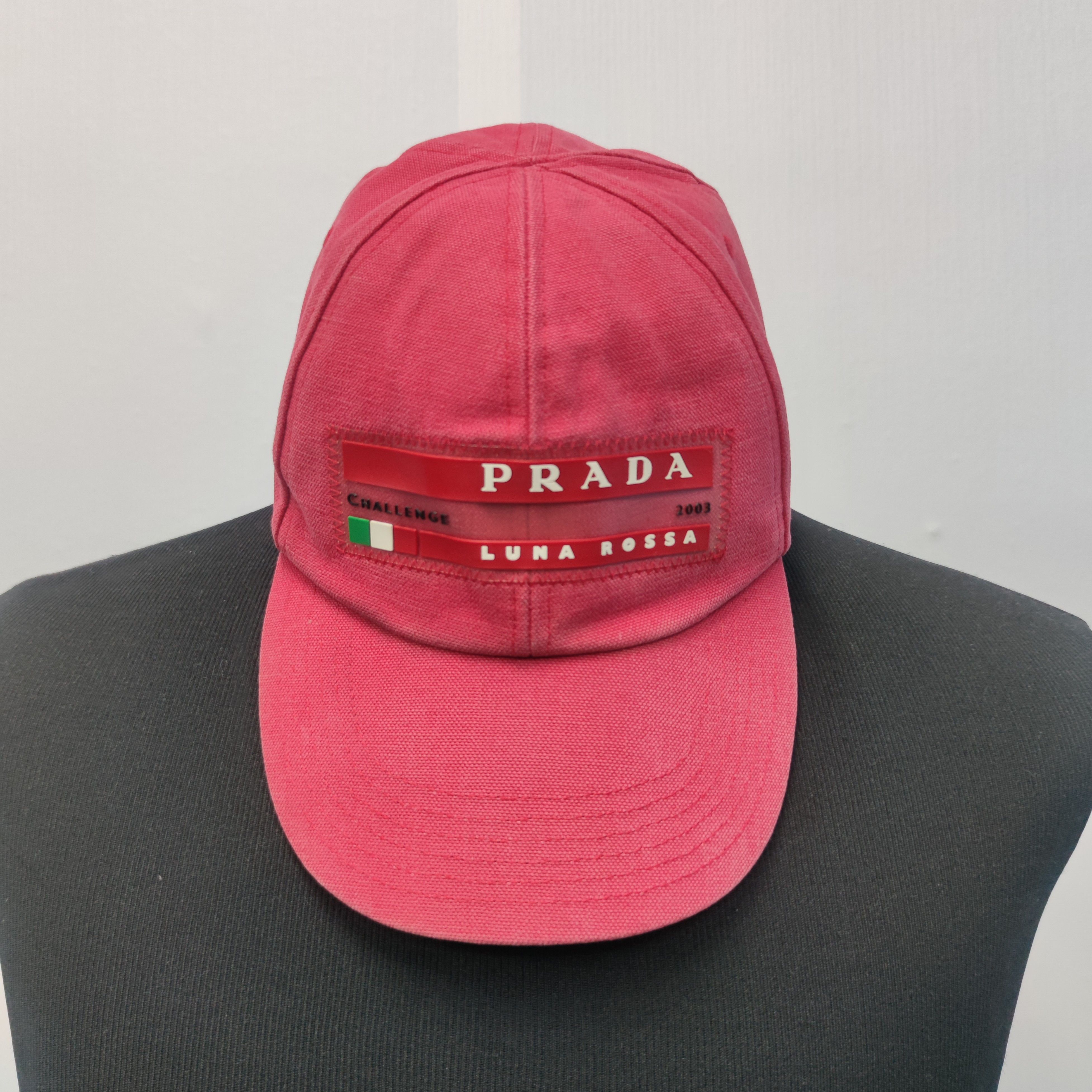 Italian Designers × Outdoor Cap × Prada PRADA LUNA ROSSA 2003 CAP | Grailed