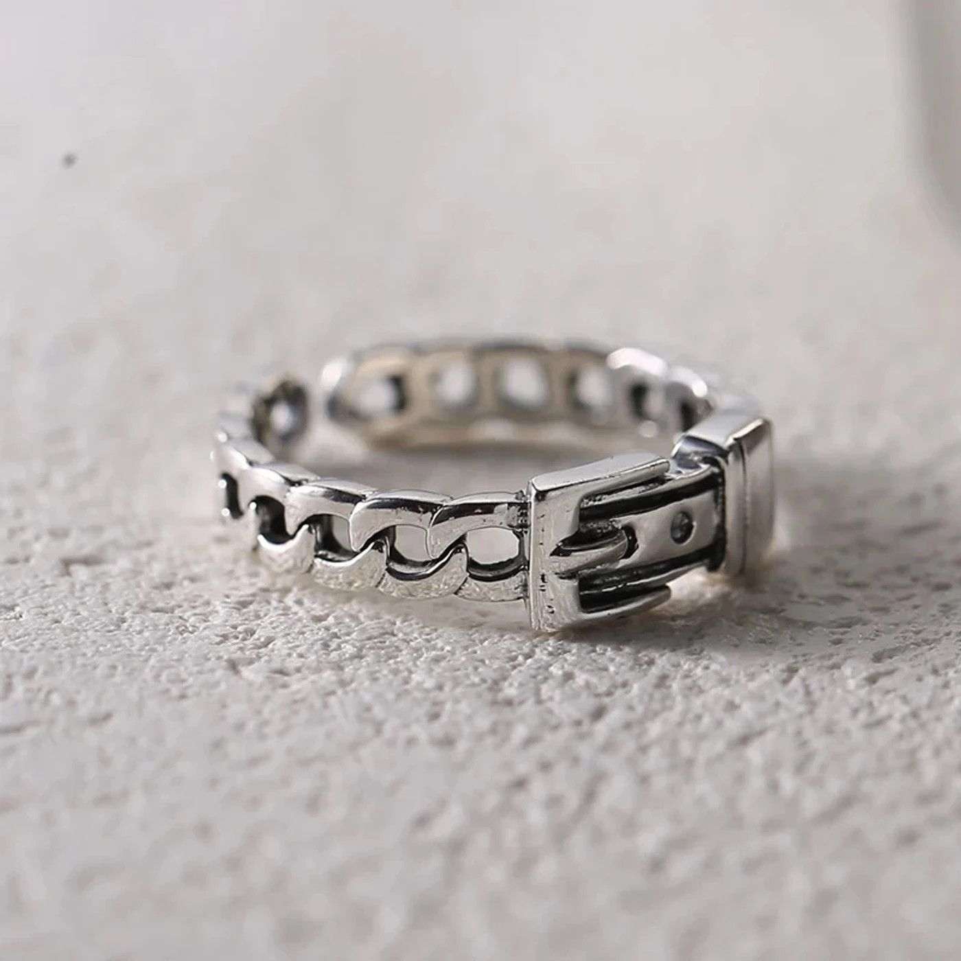 Jewelry × Streetwear × Vintage Chain Belt Ring Rave Party Punk Jewelry ...