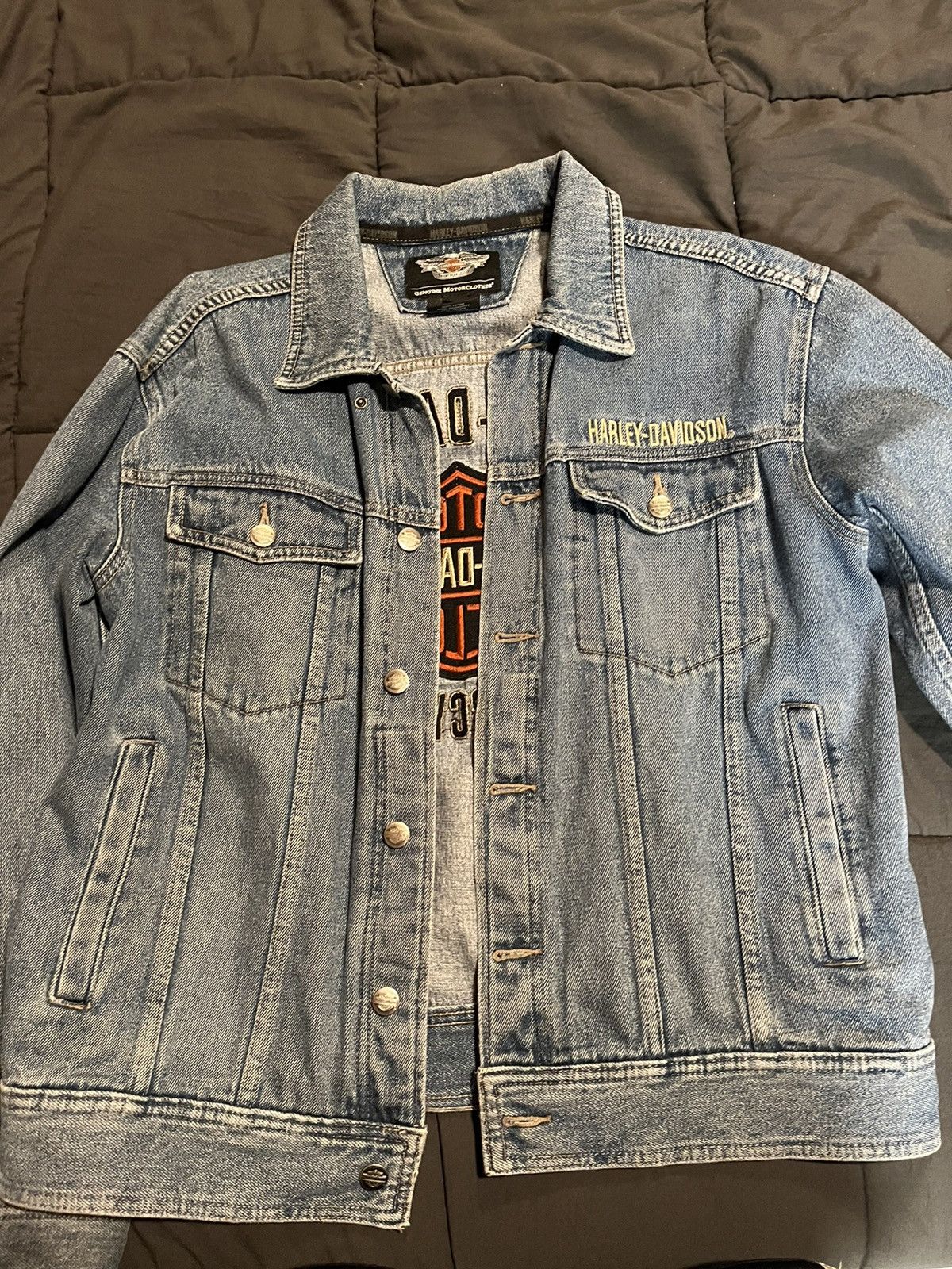 Harley Davidson Harley Davidson Denim Jacket | Grailed