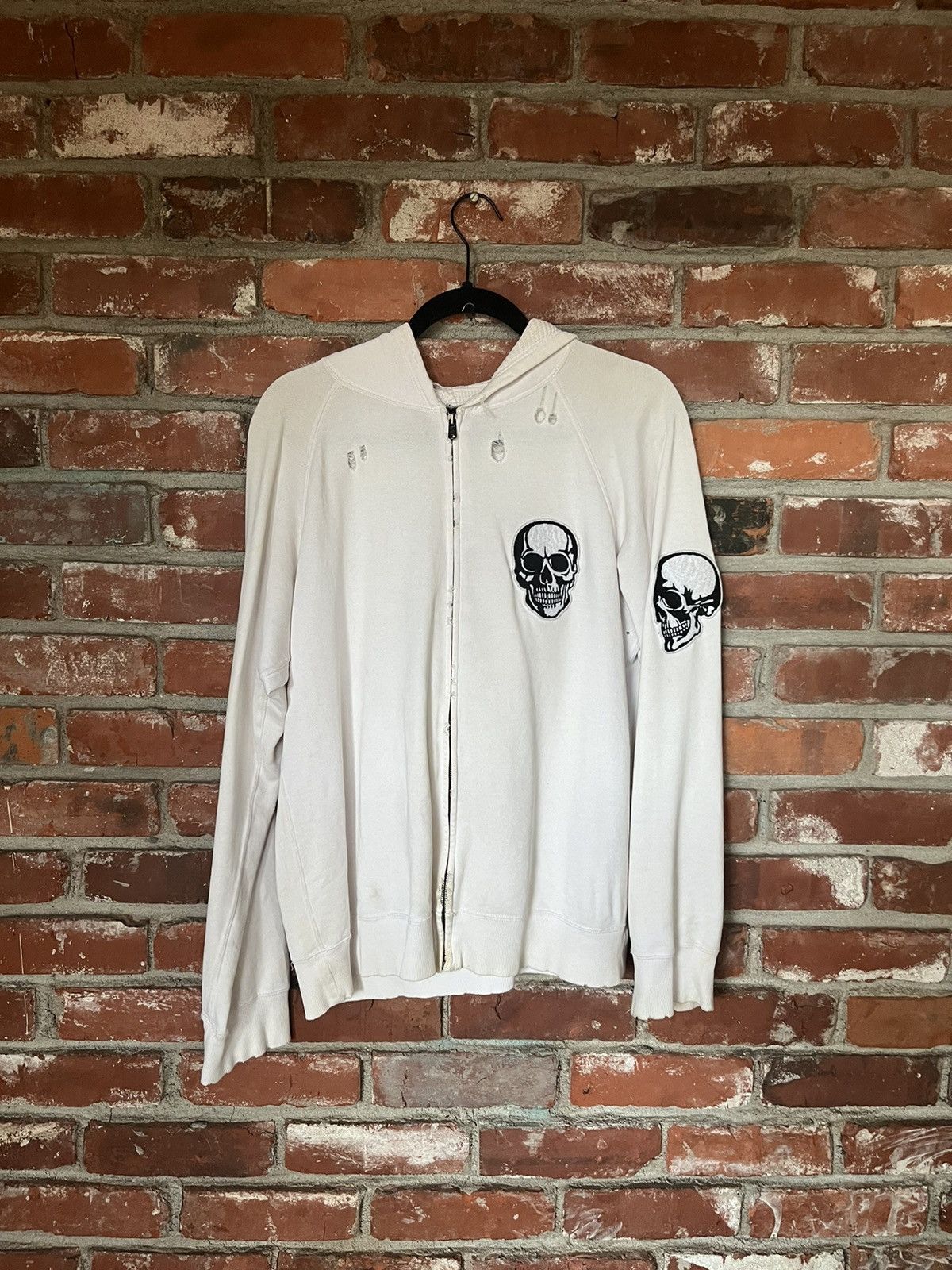 Number (N)ine Number Nine Double Skull Hoodie | Grailed