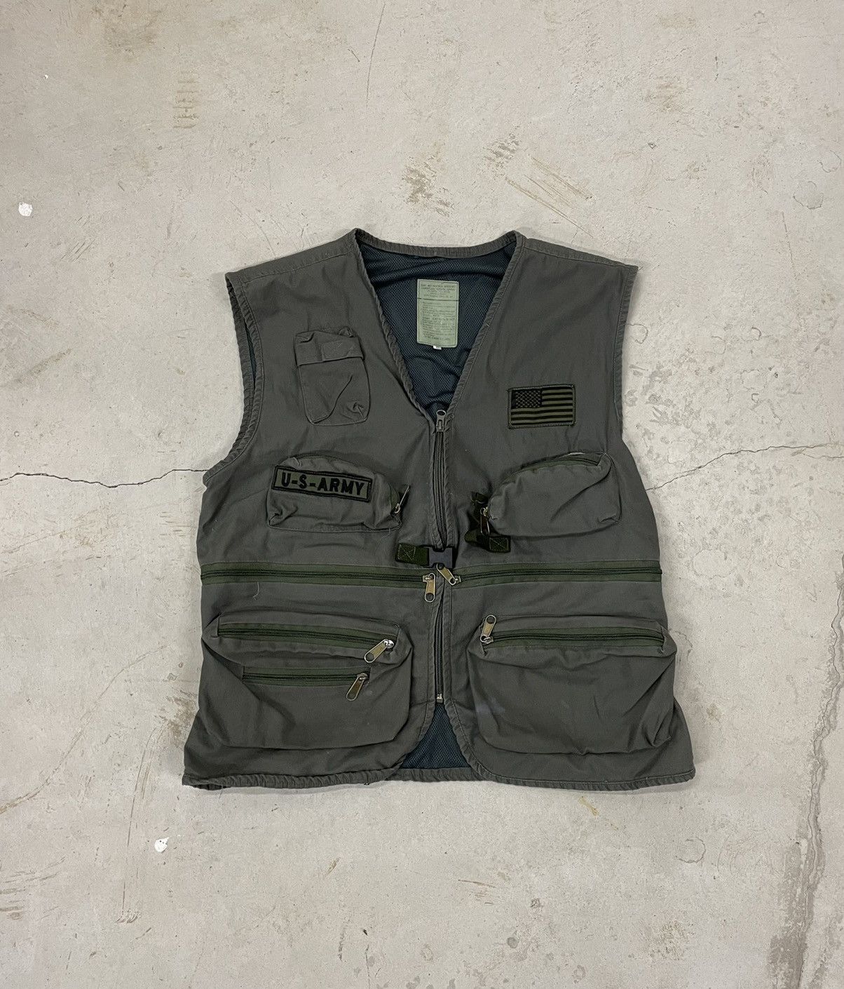 Vintage Vintage 1990s US-Army Multi-Pocket Tactical Vest / 22 x 25 ...