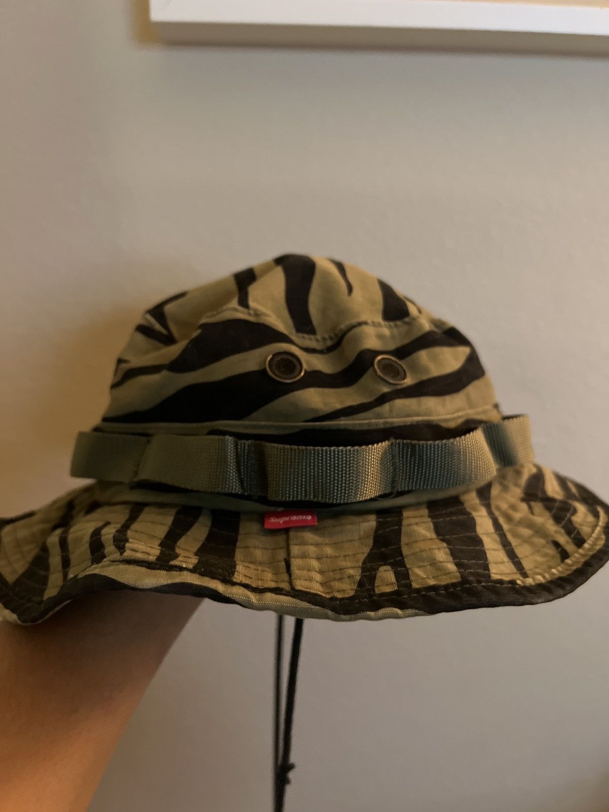 Supreme Tiger Camo bucket hat | Grailed