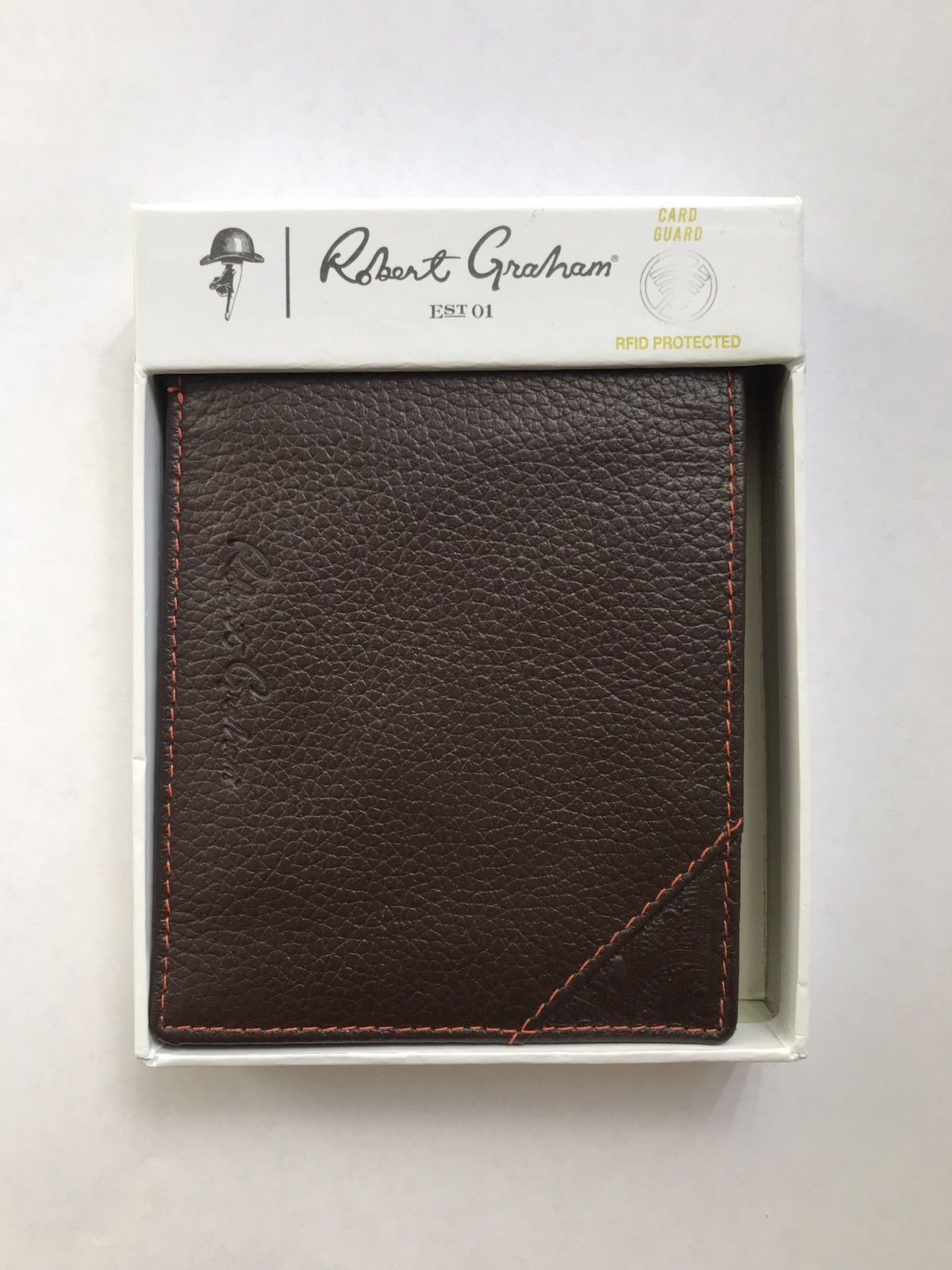 Other × Robert Graham × Streetwear Robert Graham Genuine Brown Leather ...
