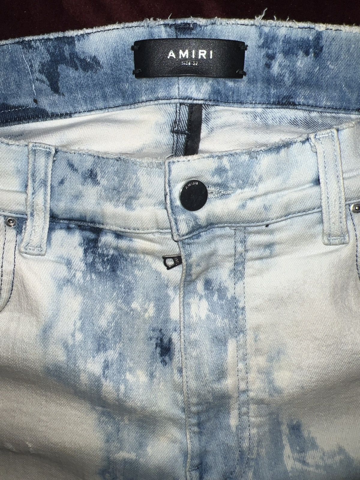 Amiri Amiri Acid Wash Denim | Grailed