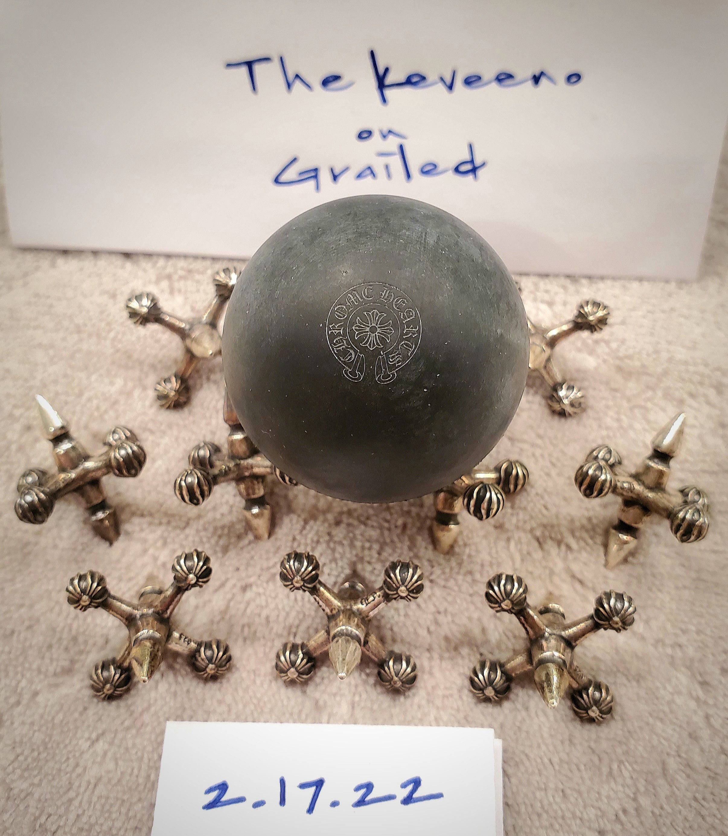 Chrome Hearts Ball And Jacks Set