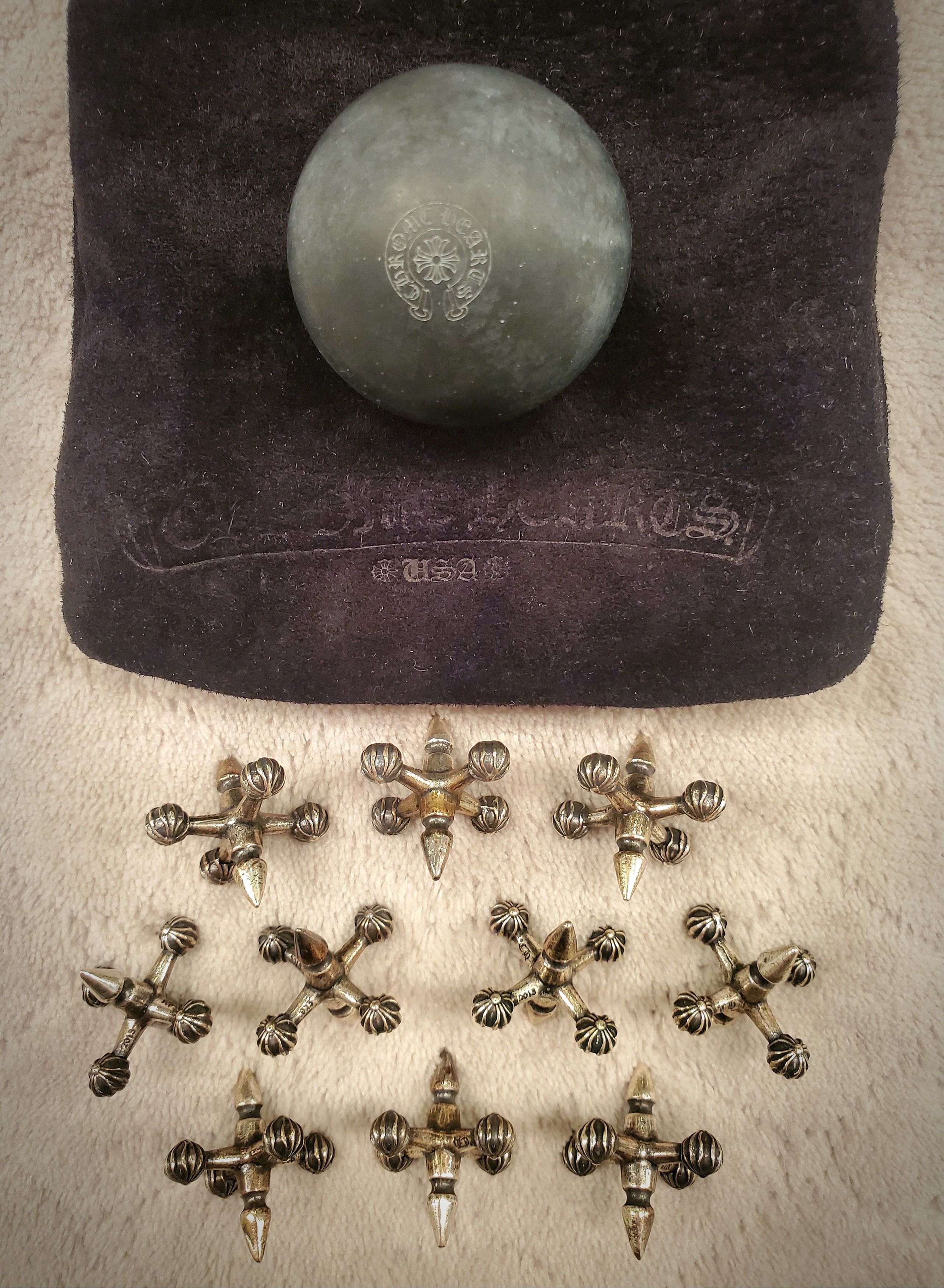 Chrome Hearts Ball And Jacks Set