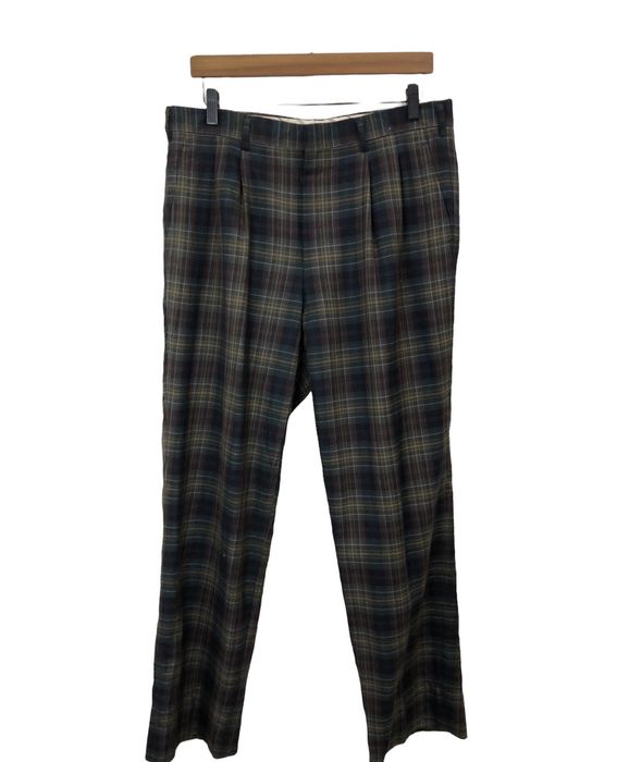 Vintage Vintage Plaid Tartan Wool Pant | Grailed