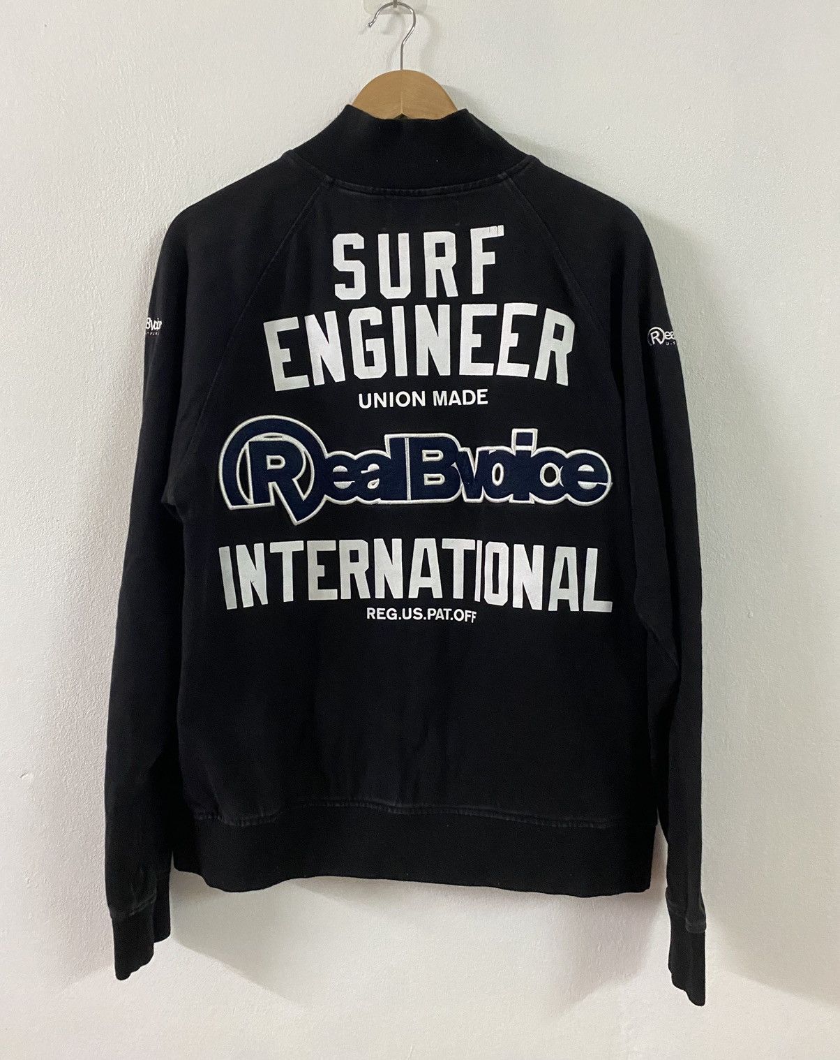 Vintage BIG LOGO REALBVOICE SURF ENGINEER JACKET | Grailed