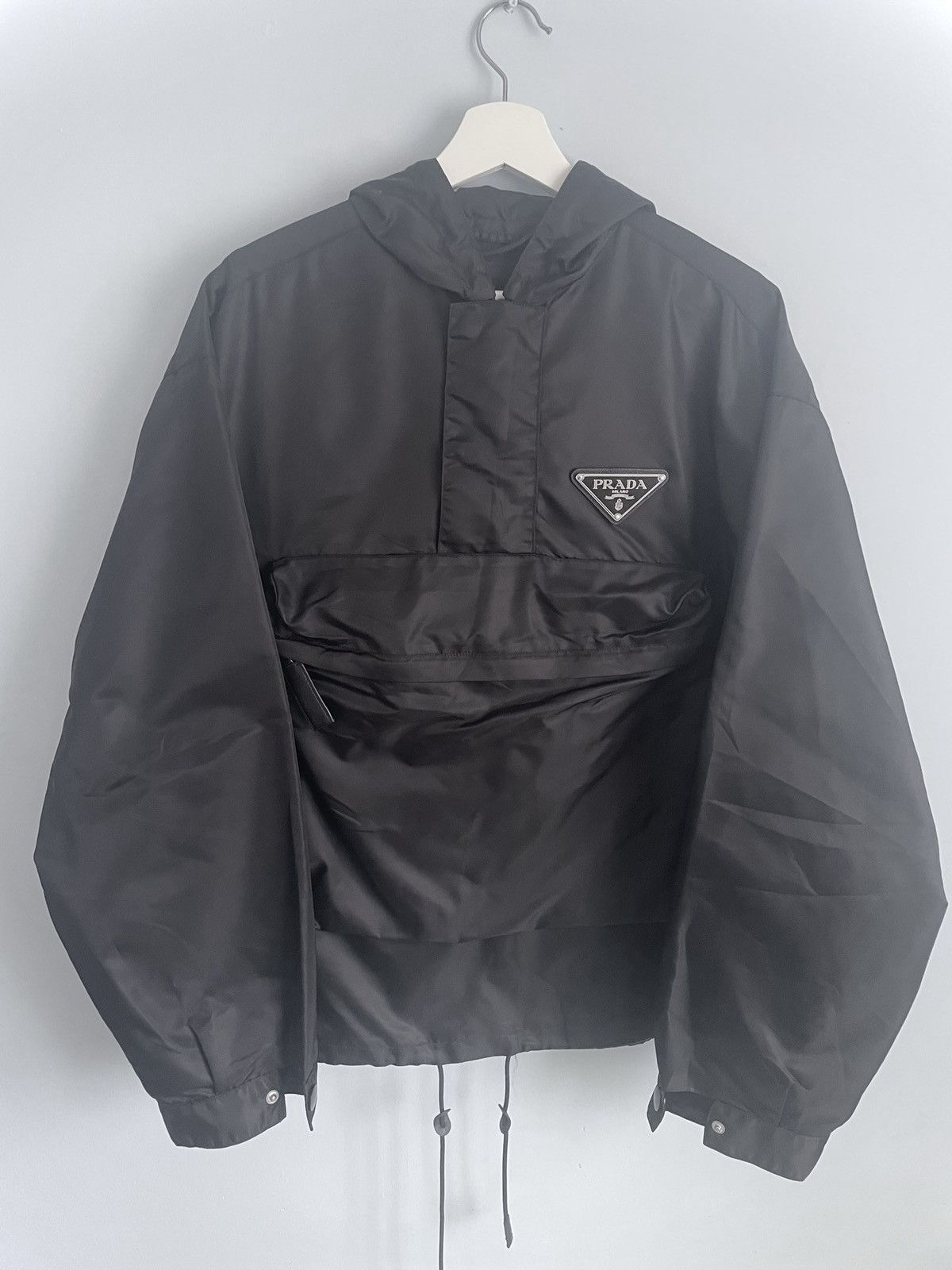 Prada FW20 Gabardine Nylon Anorak Jacket Frank Ocean Homer | Grailed