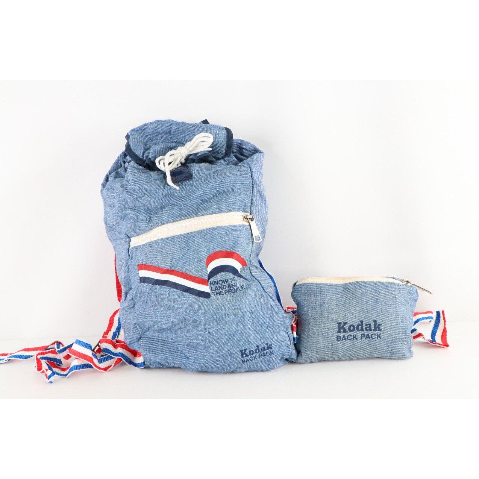Kodak Vintage 70s Kodak Chambray Denim Mini Top Loader Bag | Grailed