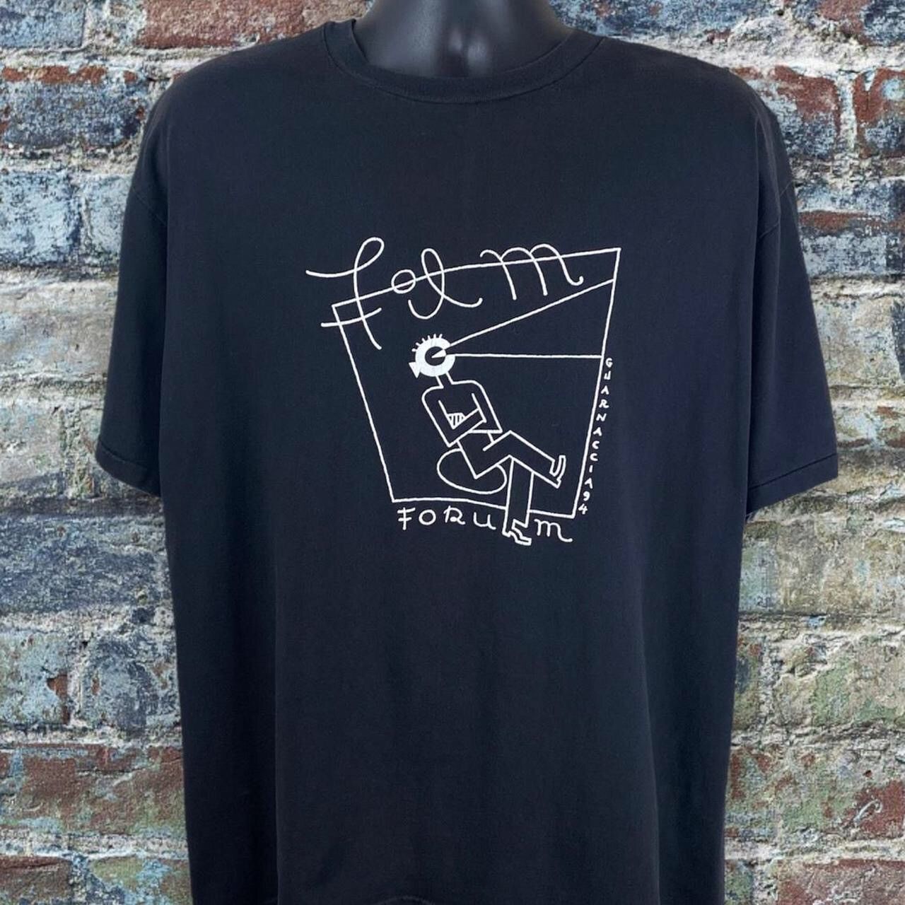 Art × Hanes × Vintage Vintage 90s Hanes Guarnaccia Art Artist Cartoon T ...