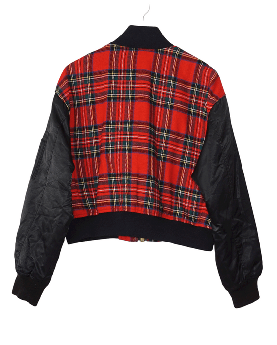 Vintage Suzie B London CCC Vintage Punk Checker Bomber Jacket | Grailed