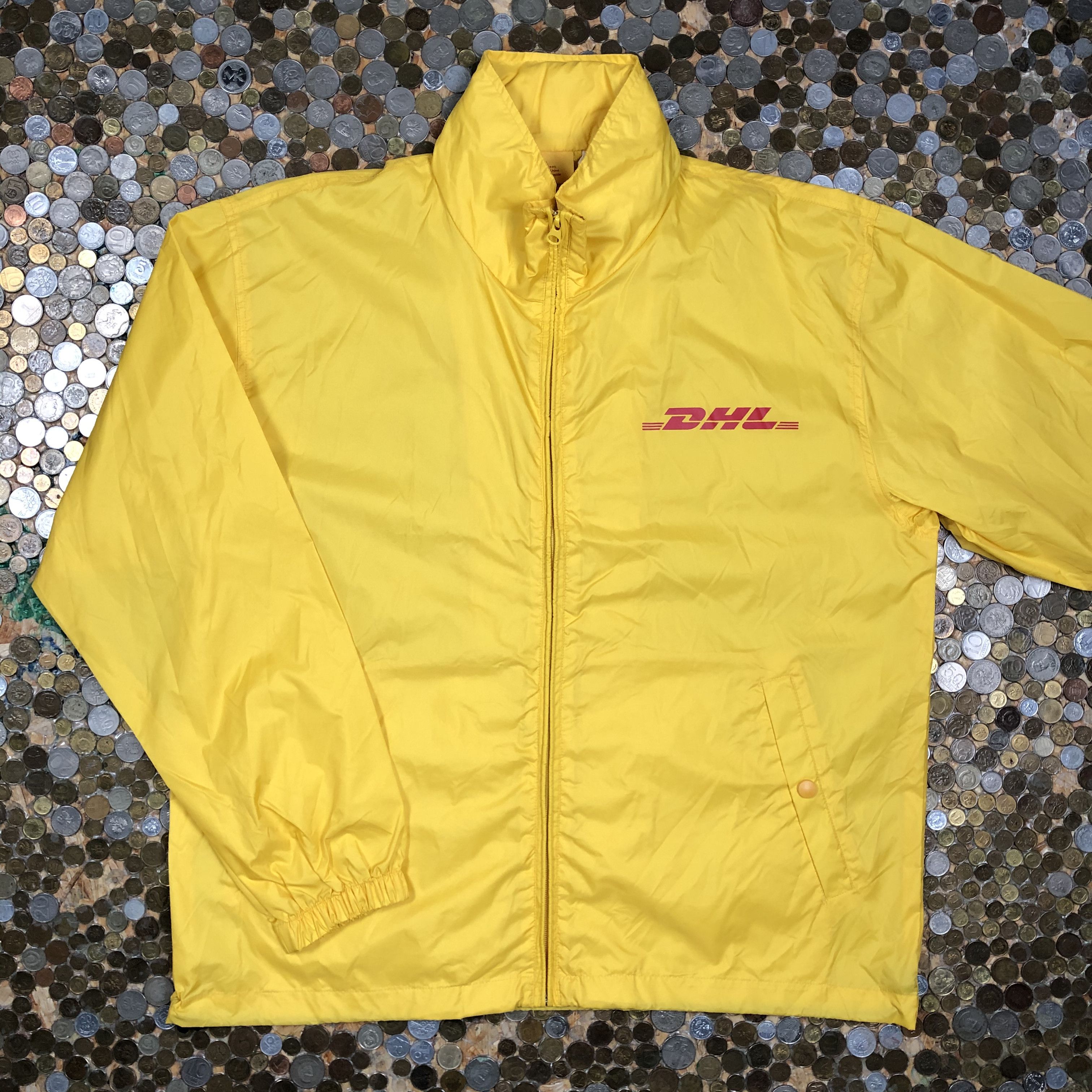 Dhl DHL light jacket with logo on back | Grailed