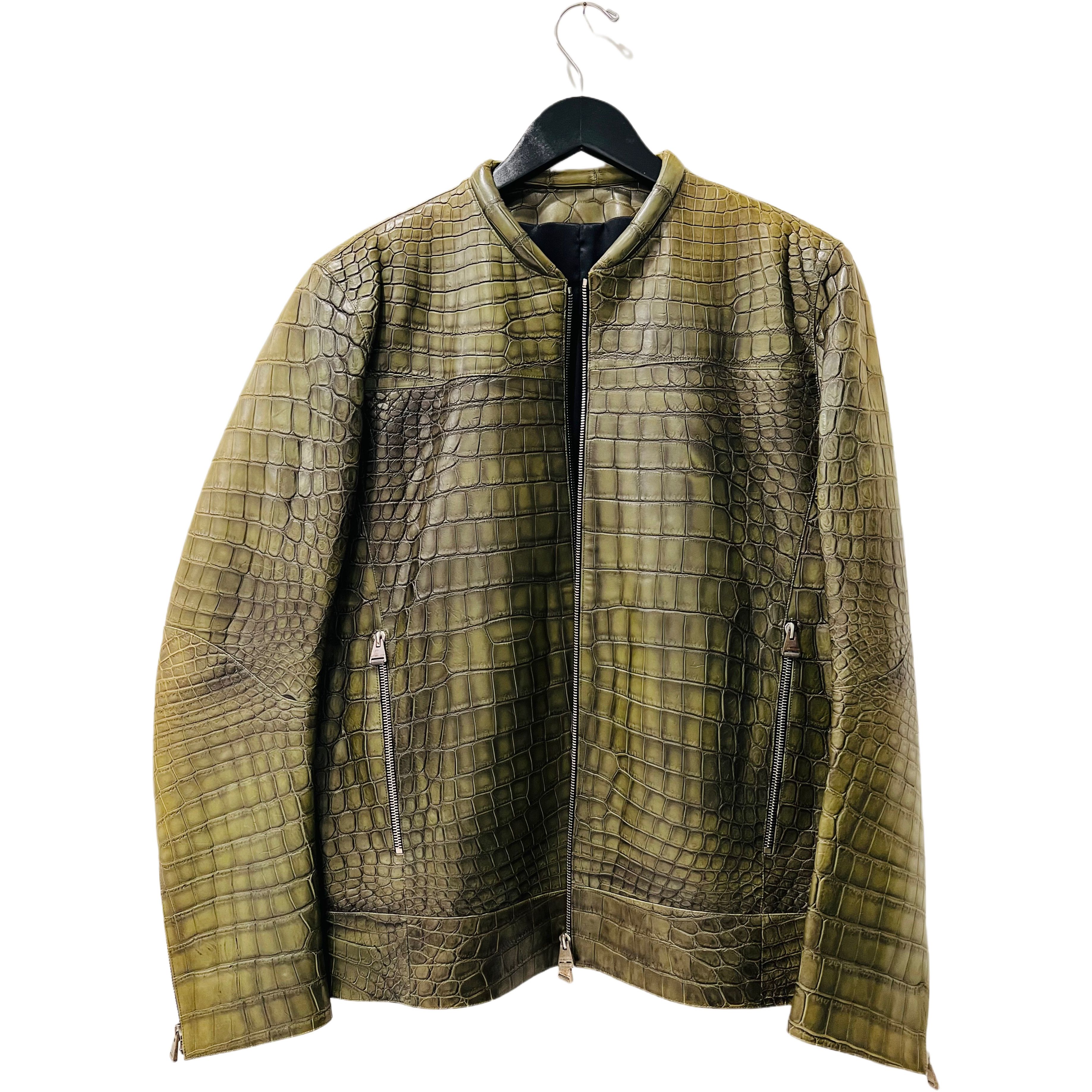 Vintage Garbis Devar crocodile jacket | Grailed