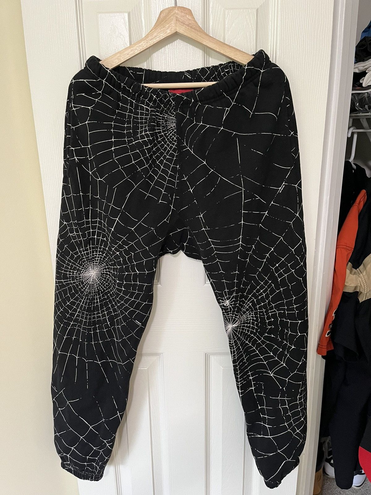 Streetwear × Supreme Supreme Spider Web Sweatpants FW16 Small | Grailed