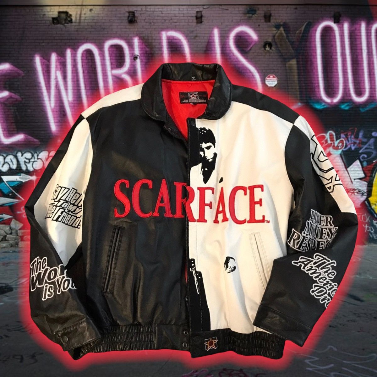 Jeff Hamilton × Jh Design × Vintage 💎ViNTaGe💎 oRiGiNaL SCaRFaCe LeaTHeR ...
