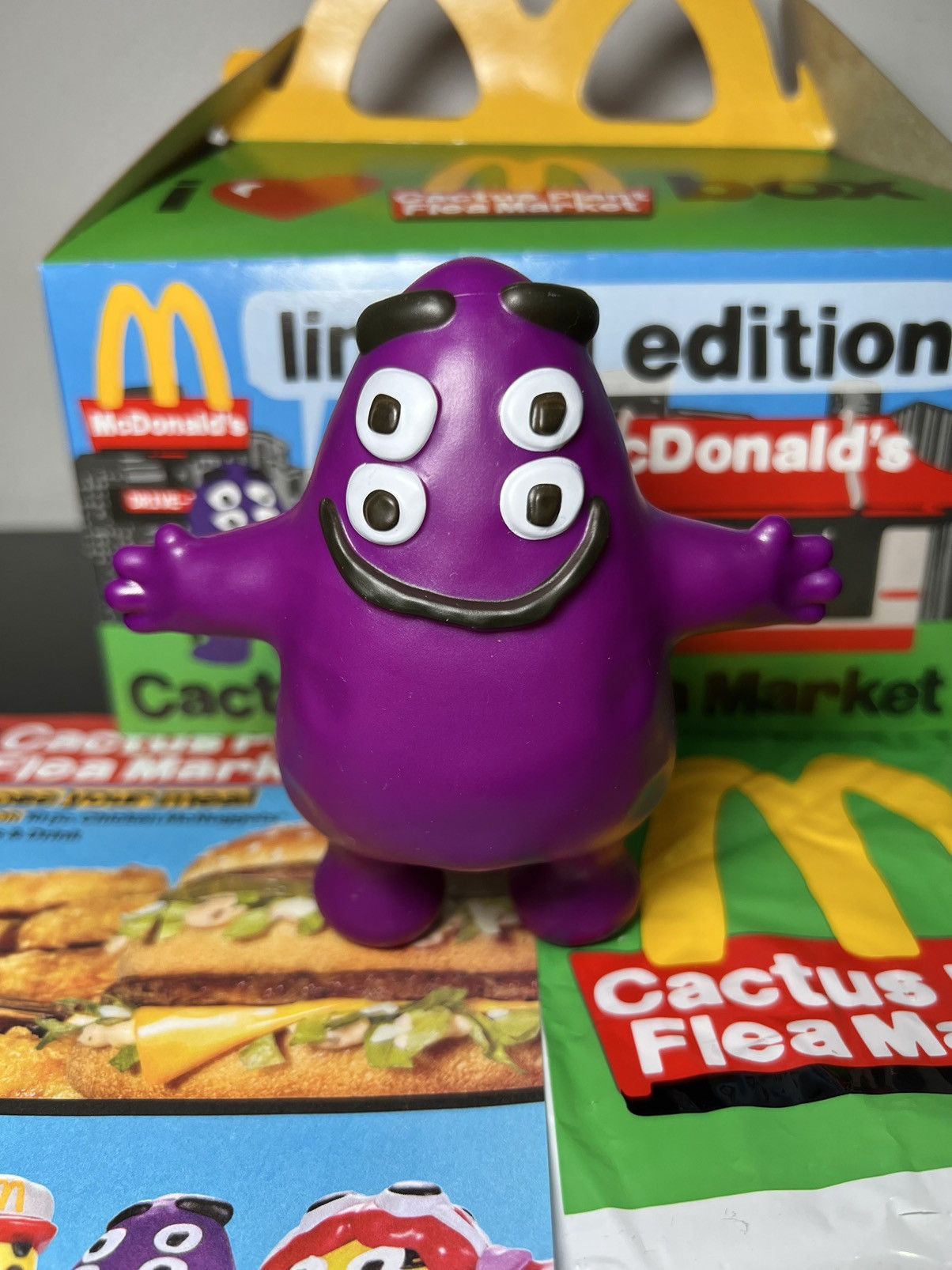 Cactus Plant Flea Market CPFM McDonald’s Happy Meal Toy “Grimace” | Grailed