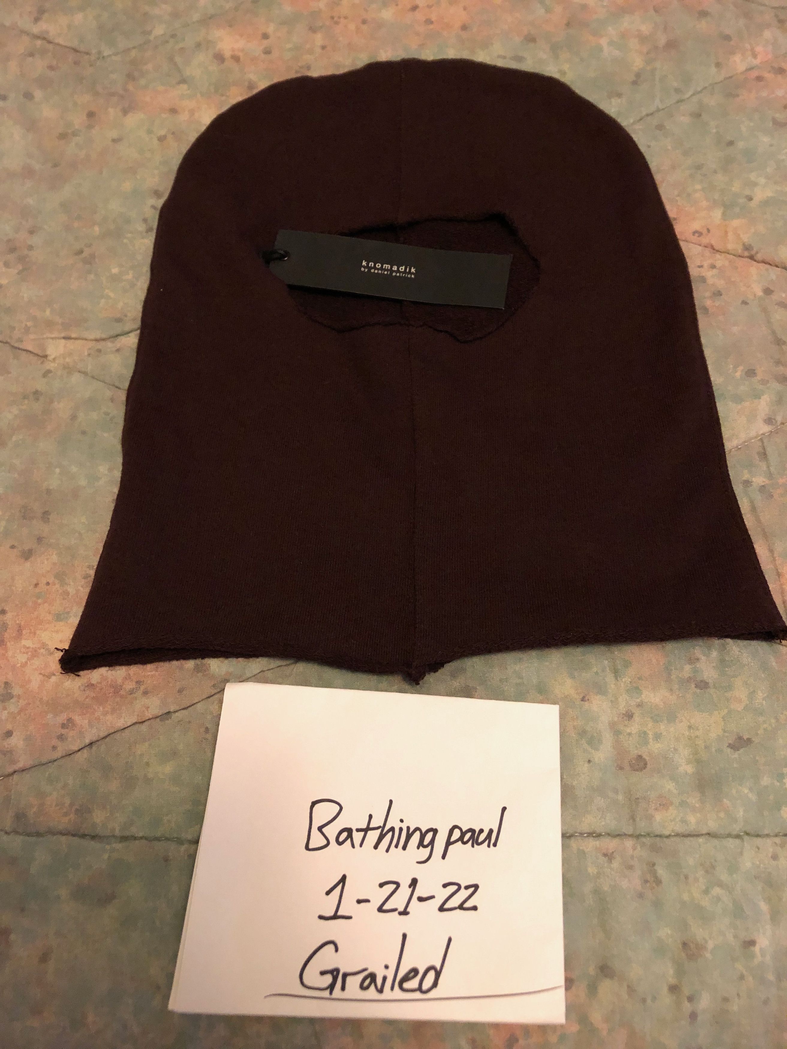 Daniel Patrick daniel patrick knomadik balaclava/ski mask | Grailed