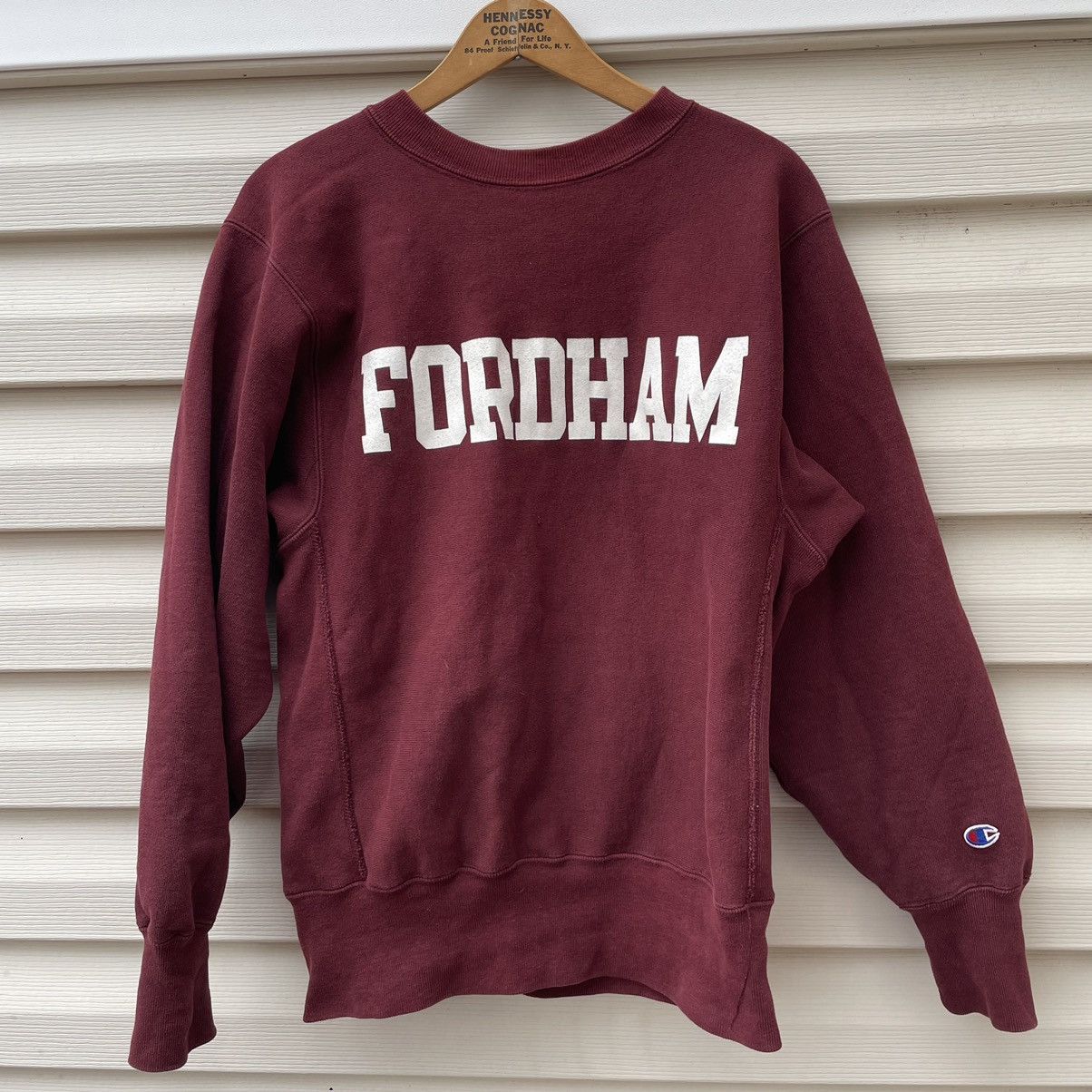 Vintage 90s Fordham University Champion reverse weave | Grailed