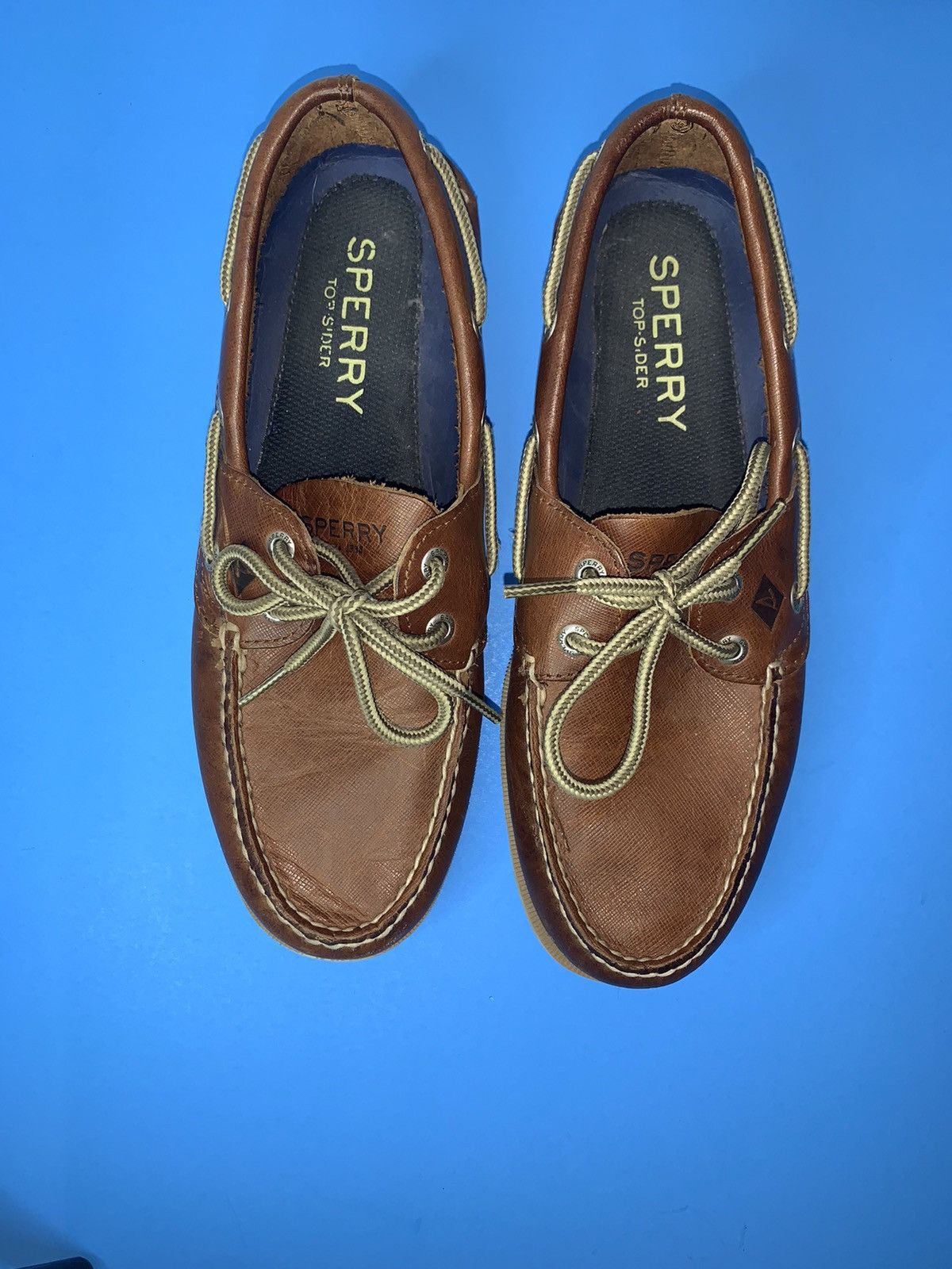 Sperry Sperry leather Topsider boat shoe (two eyelet) | Grailed
