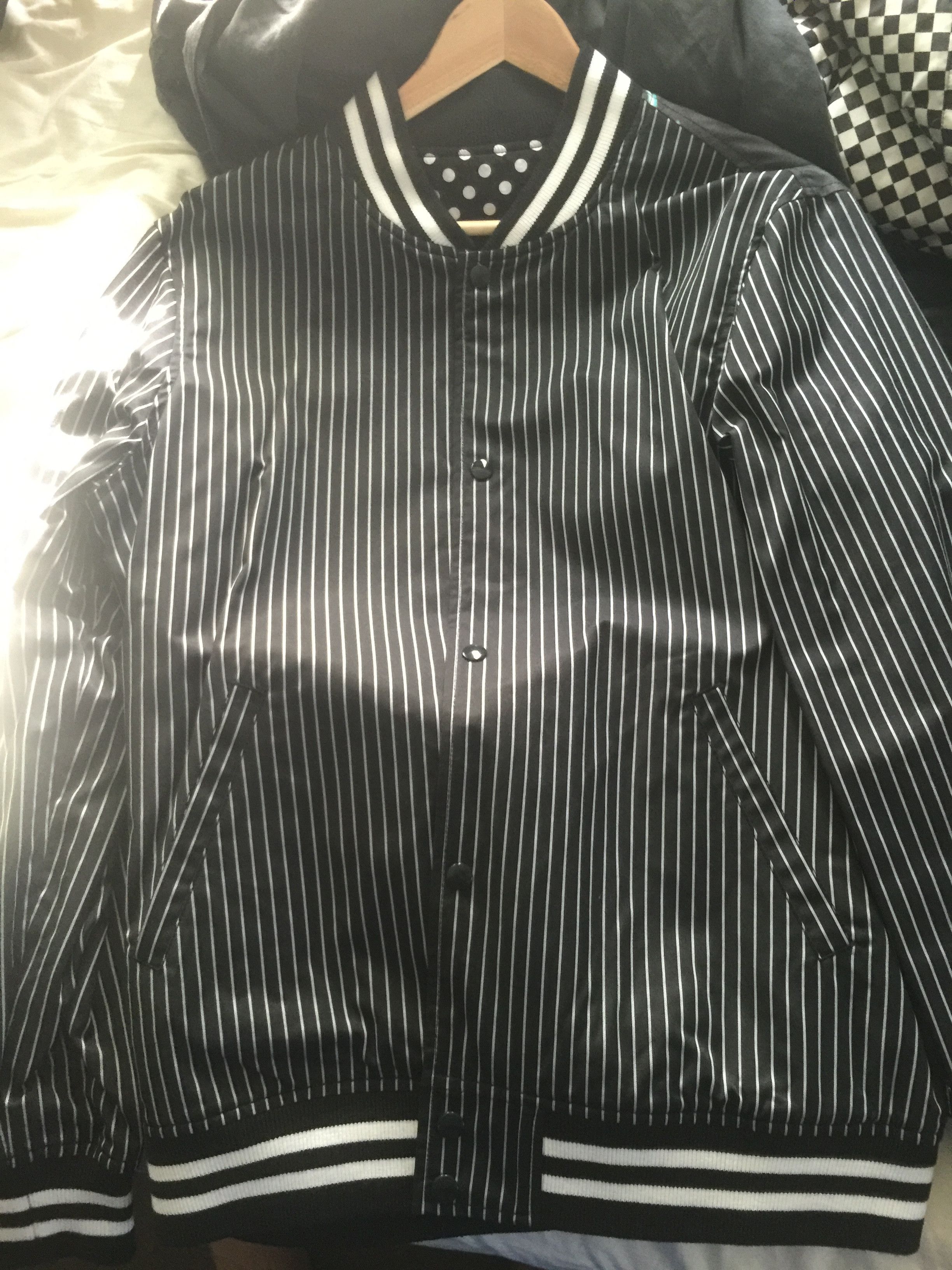 Comme des Garcons × Supreme Cdg Varsity Jacket | Grailed