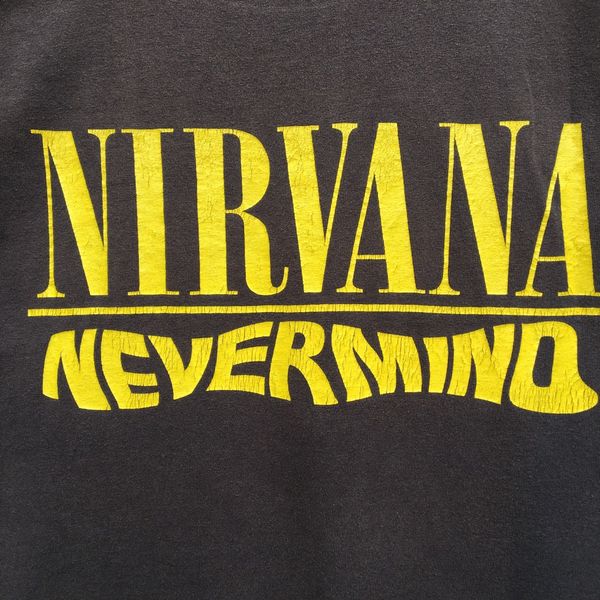 Vintage Vintage 90s Nirvana Nevermind Smiley Face T shirt | Grailed