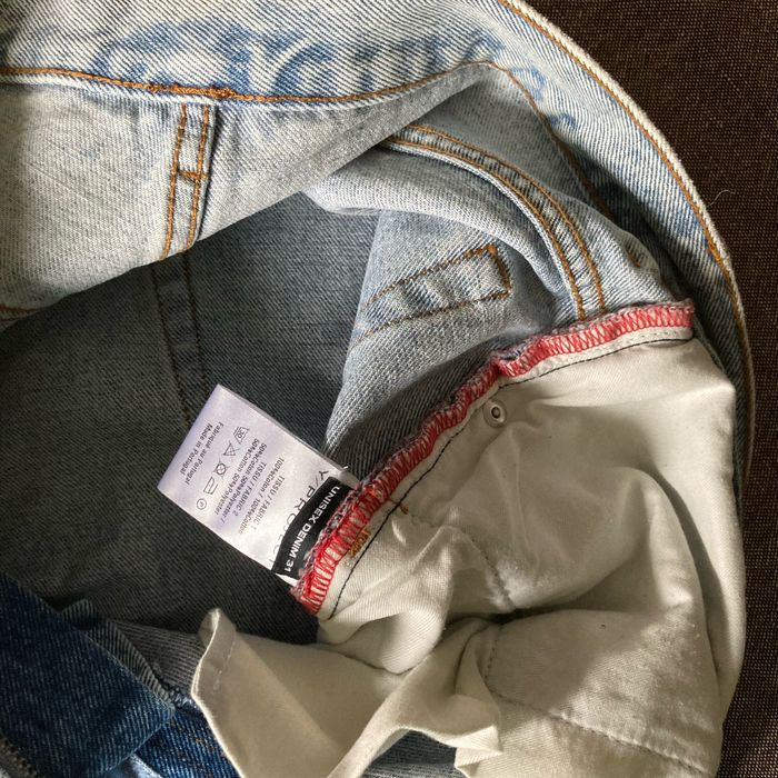 Y/Project Y/Project Light Wash Cowboy Boot Denim | Grailed